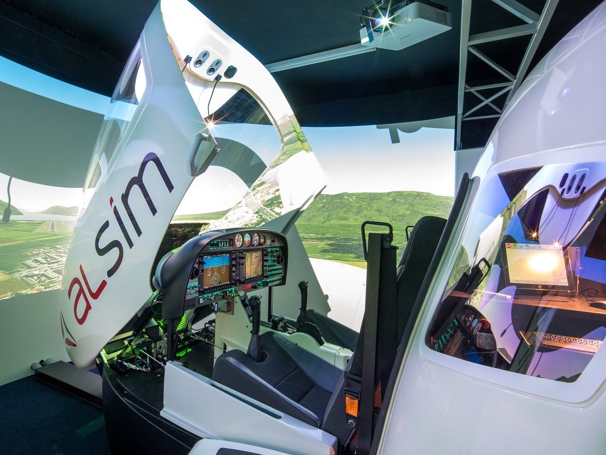 First ALSIM AL42 Sim in Switzerland | Halldale Group